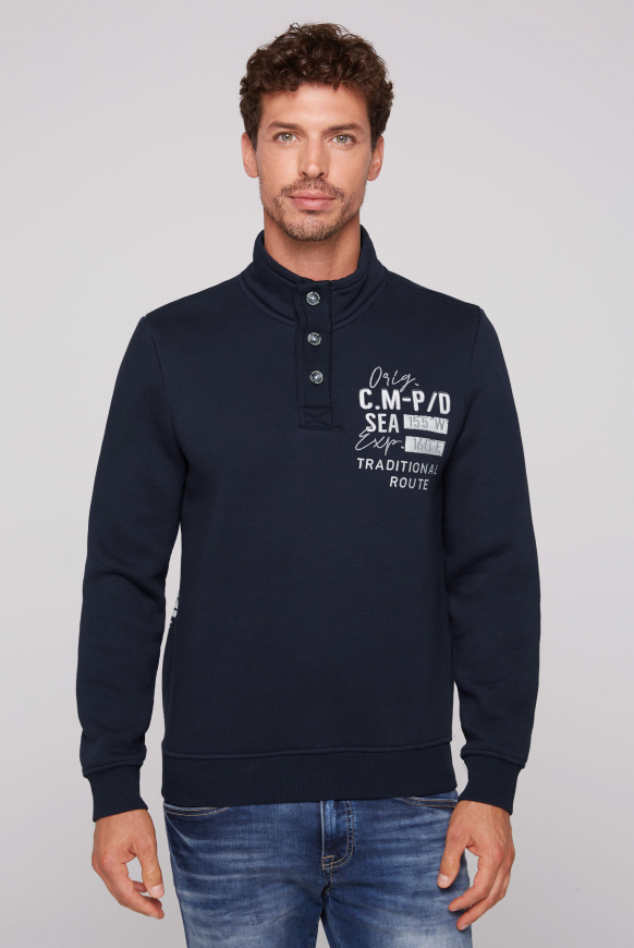 CAMP DAVID & SOCCX | Troyer-Sweatshirt mit Logo Artworks nautic navy