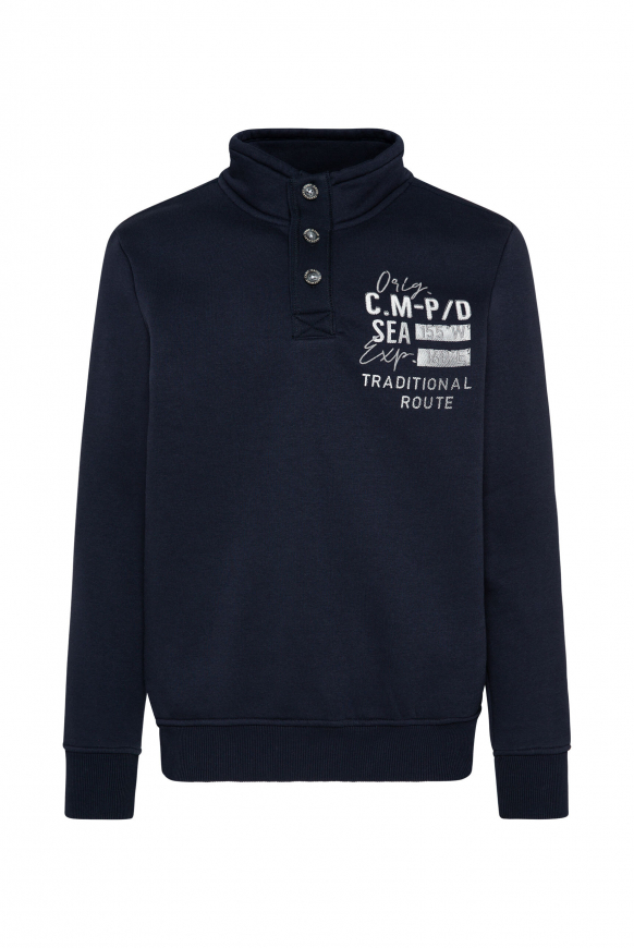 CAMP DAVID & SOCCX | Troyer-Sweatshirt mit Logo Artworks nautic navy