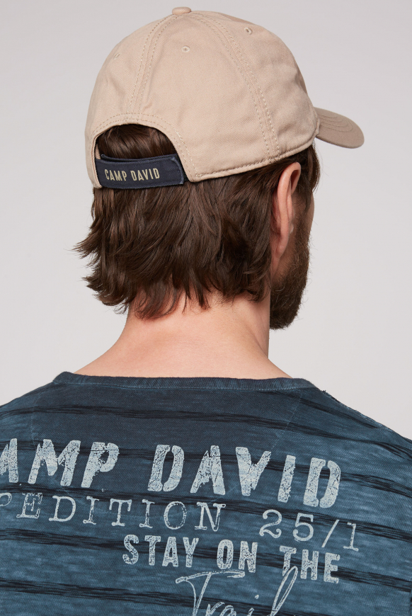 CAMP DAVID & SOCCX | Base Cap mit Logo Artwork neutral beige | none