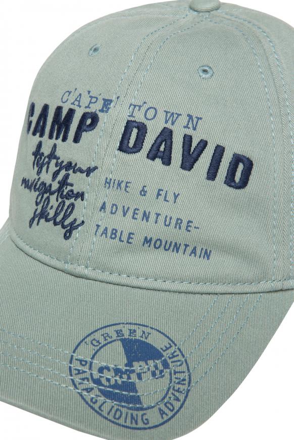 CAMP DAVID & SOCCX | Base Cap mit Logo Artwork teal | none